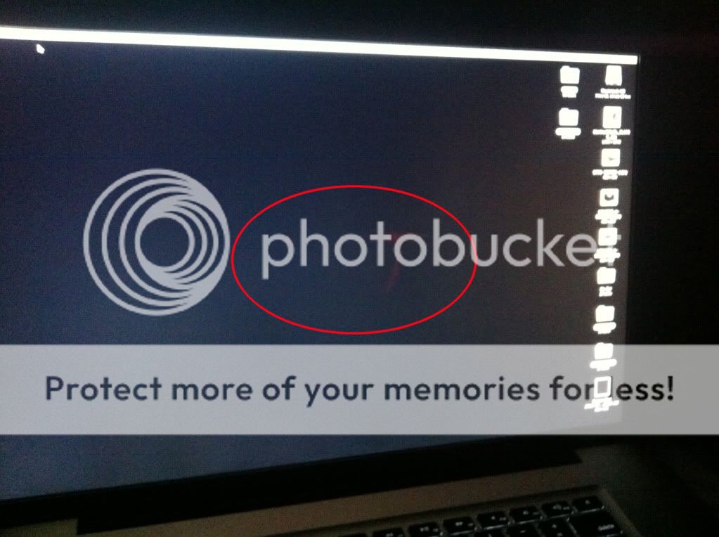 Weird red mark on screen | MacRumors Forums