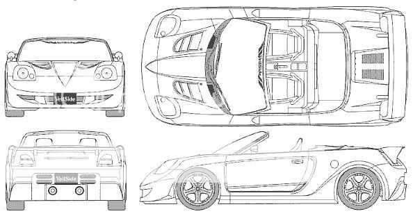 4 view drawing........... | MR2 SpyderChat